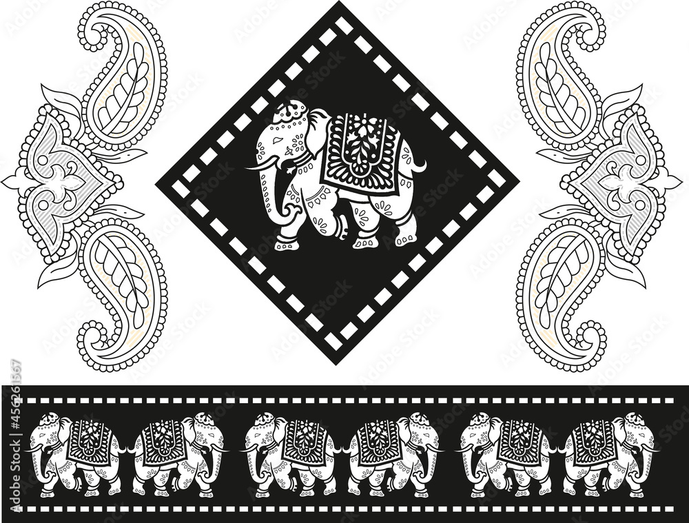 Tribal Pattern Elephant