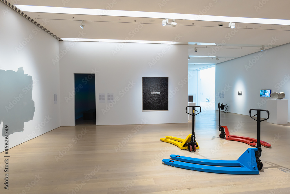 Istanbul, Turkey - September 2021: Arter museum indoor architecture and ...