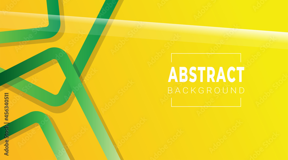Yellow Gradient modern abstract background premium vector with Green ...
