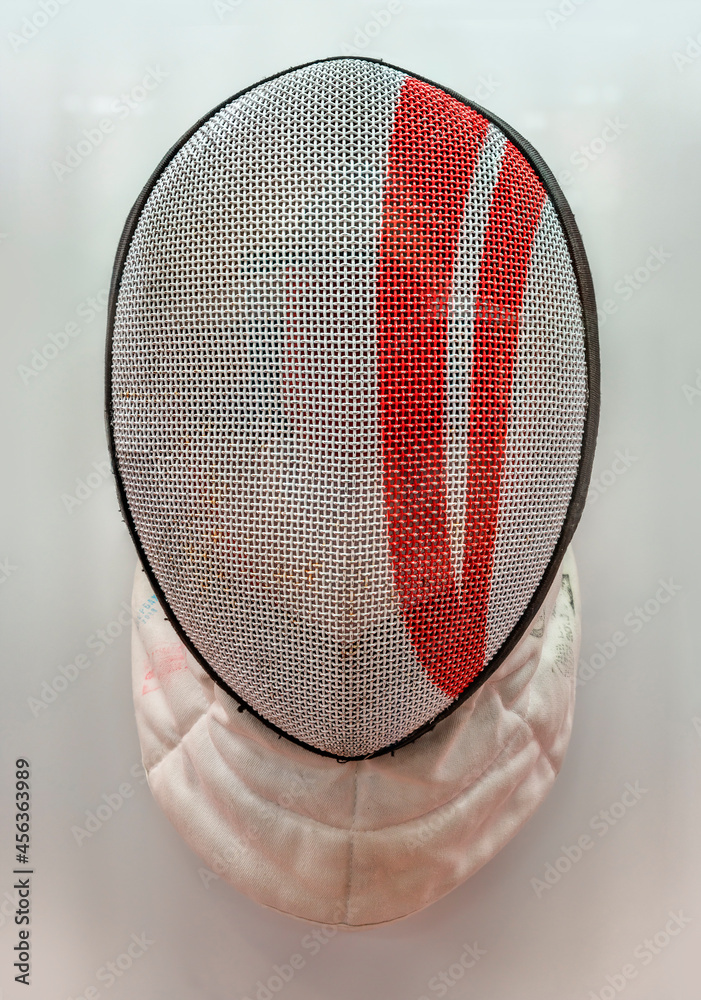 tokyo, japan - august 30 2021: Closeup on a protective mask made with ...