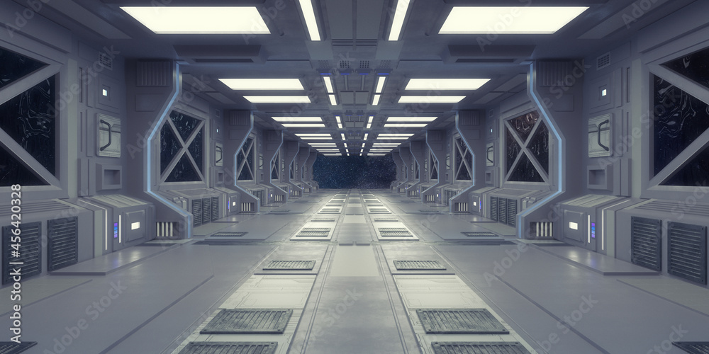 Space Ship Corridor Designs