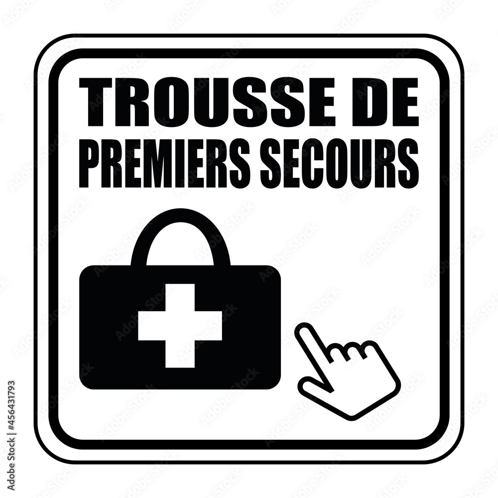 Logo trousse de premiers secours. Stock Vector | Adobe Stock