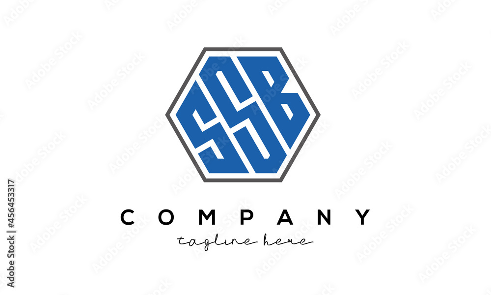 SSB creative polygon logo victor template Stock Vector | Adobe Stock
