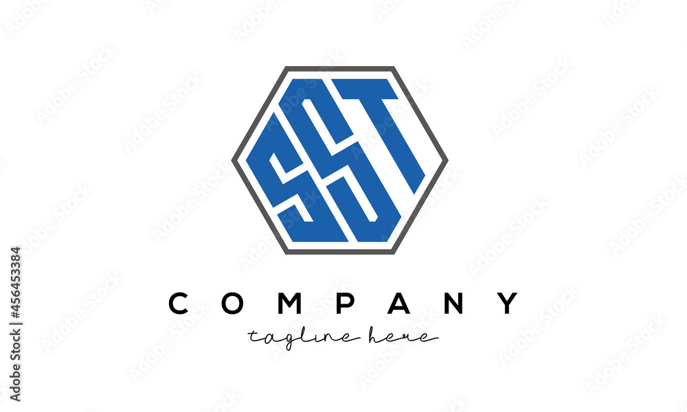 SST creative polygon logo victor template Stock Vector | Adobe Stock