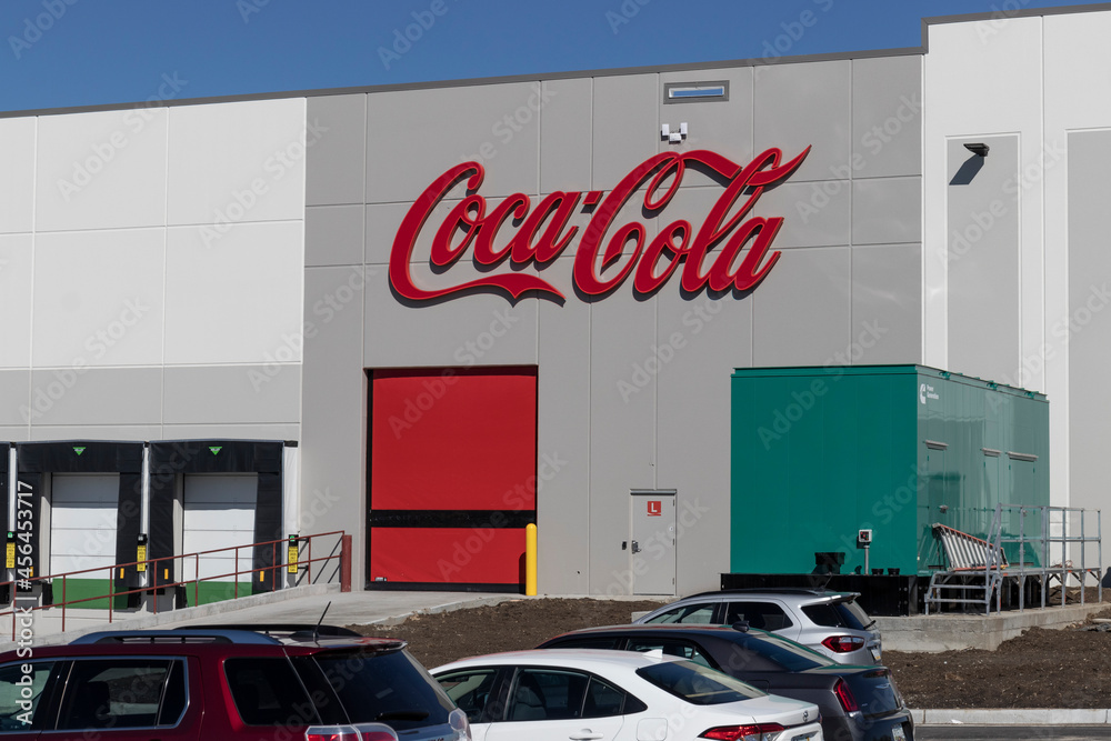 Coca-Cola plant. Coca-Cola manufactures Coke, Diet Coke, Sprite, Dasani ...