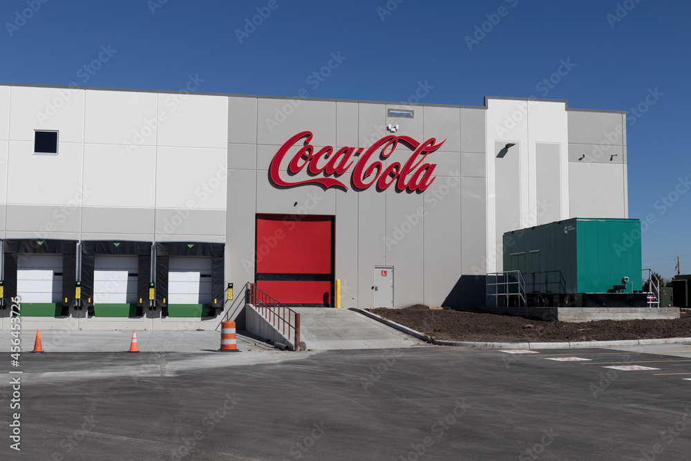 Coca-Cola plant. Coca-Cola manufactures Coke, Diet Coke, Sprite, Dasani ...