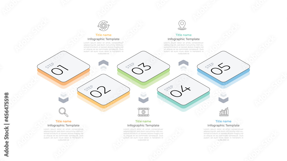 Infographic Timeline template can be used for workflow layout, diagram ...