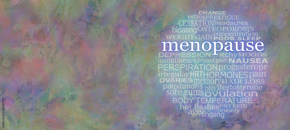 Words associated with the Menopause Word Circle - wide muted ...