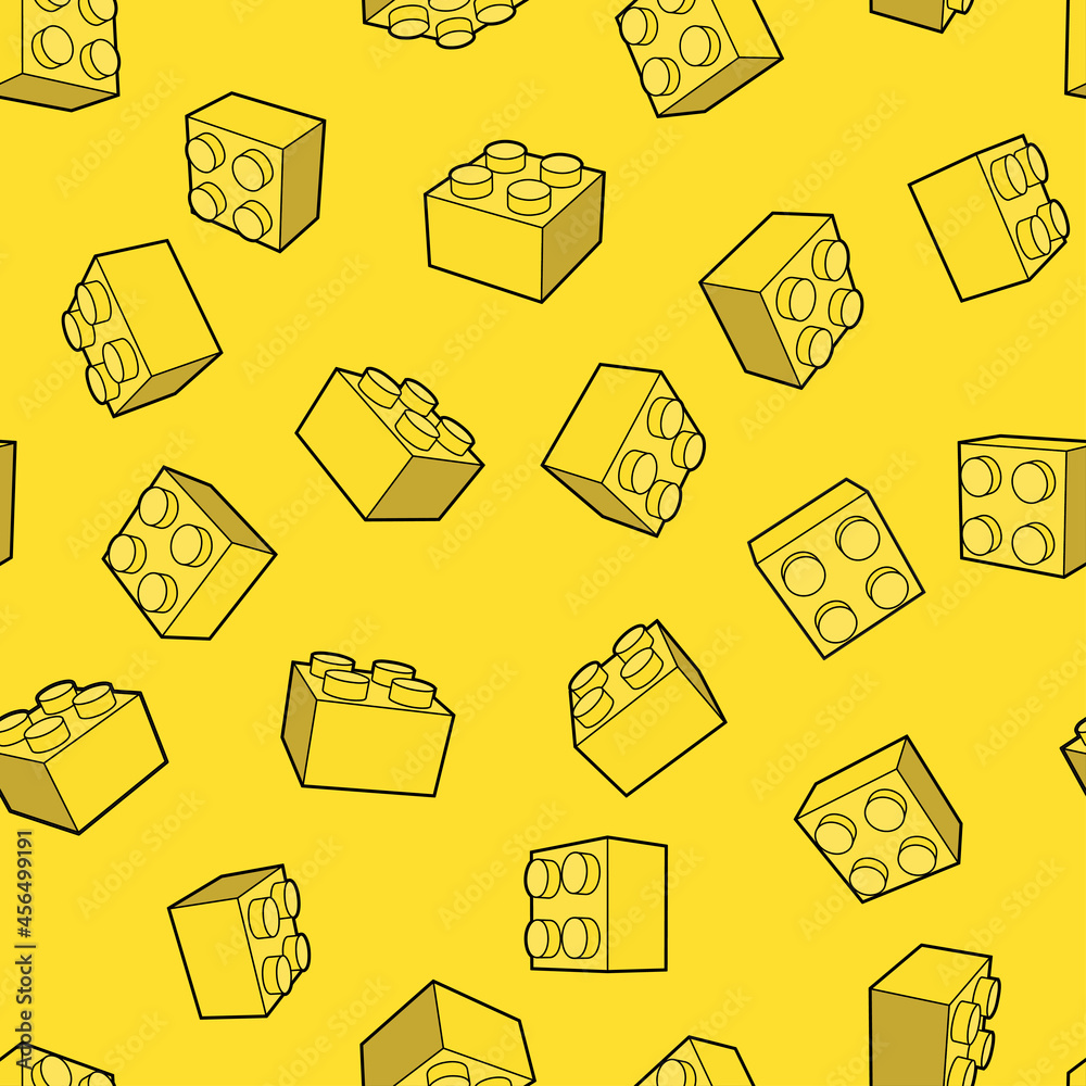 Yellow Lego Background