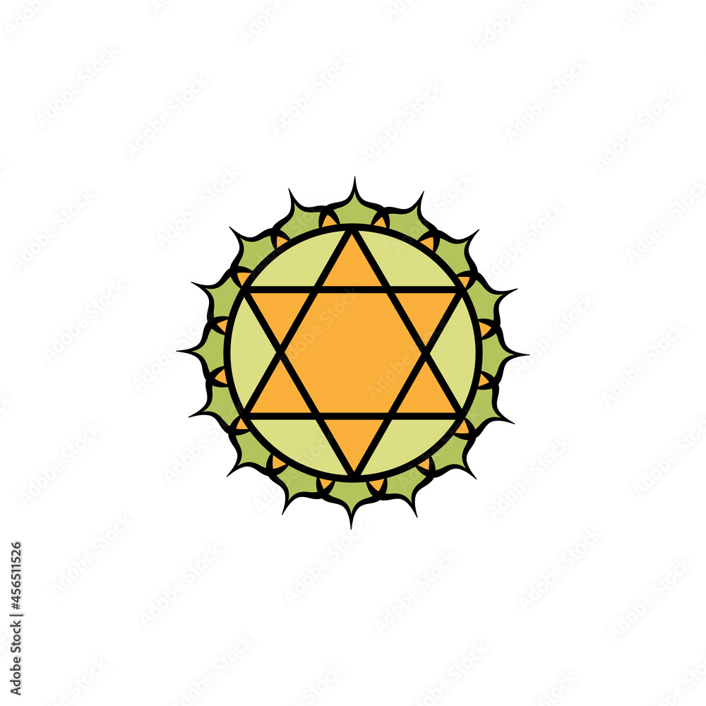 anahita line illustration colored icon. Signs and symbols can be used ...