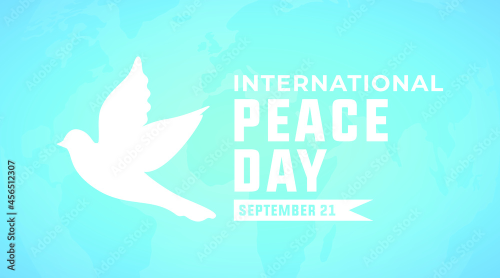 International peace day modern creative banner, sign, design concept ...