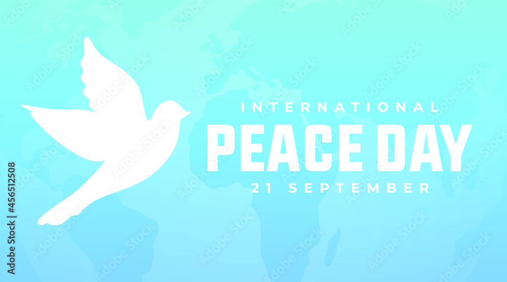 International peace day modern creative banner, sign, design concept ...