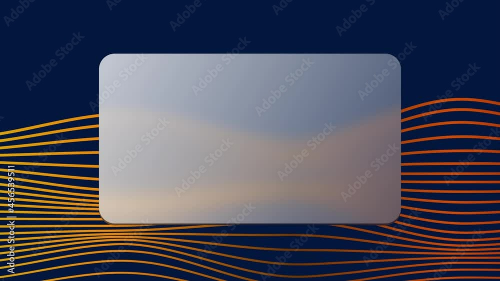 abstract glassmorphism line waves and blue background with space for ...