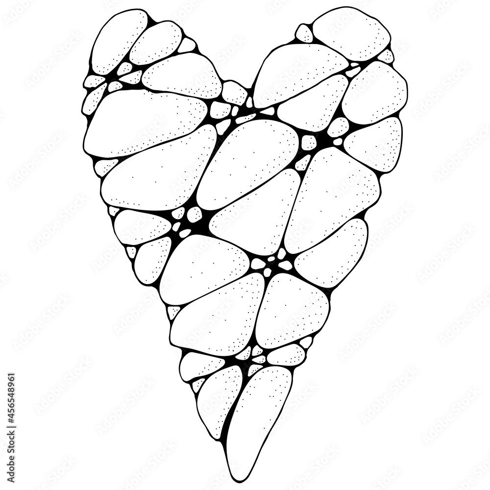 Tribal Heart Coloring Pages