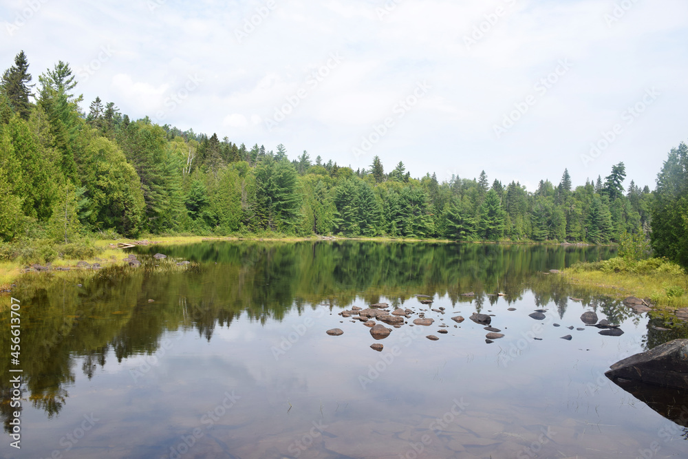 Lake Dunbar, Reserve Faunique du Saint-Maurice, Quebec, Canada ...