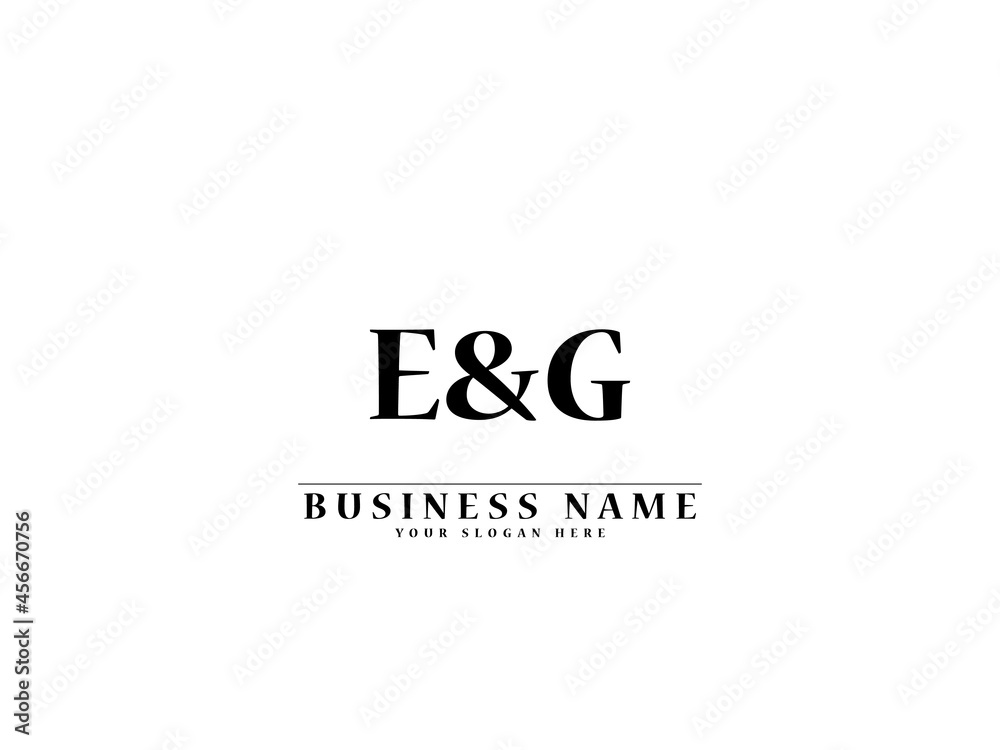 Letter EG Logo, Creative eg e&g Logo Icon Vector Image For Your Simple ...