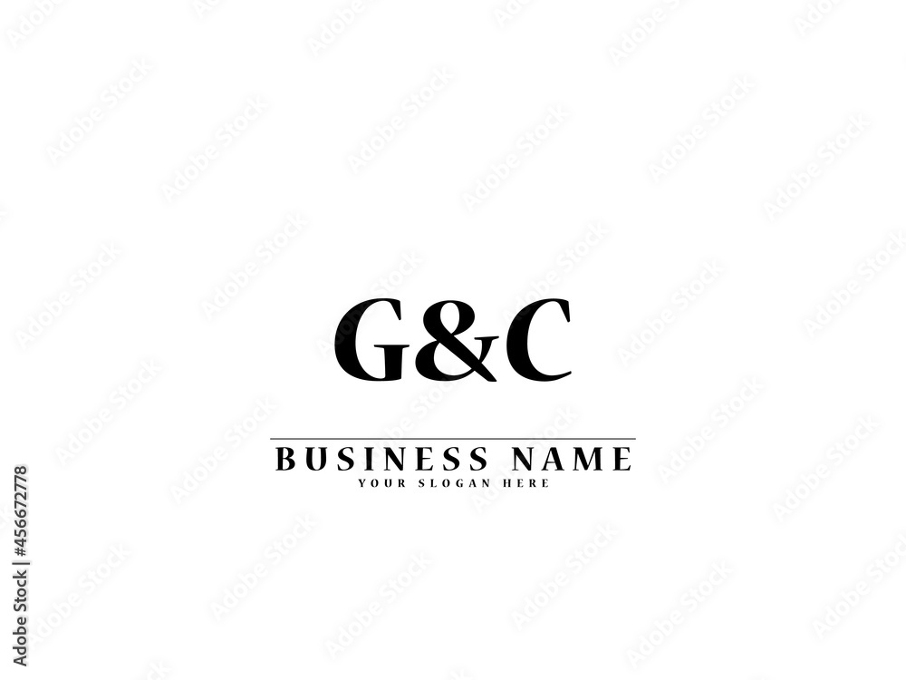 Letter GC Logo, Creative gc g&c Logo Icon Vector Image For Your Simple ...