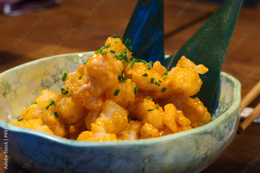 Popcorn shrimp is an appetizer made of tender shrimp that's coated in a ...