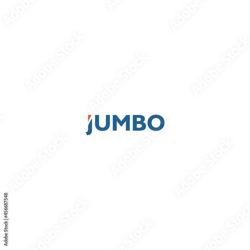 Jumbo Text Logo Vector Stock Vector | Adobe Stock