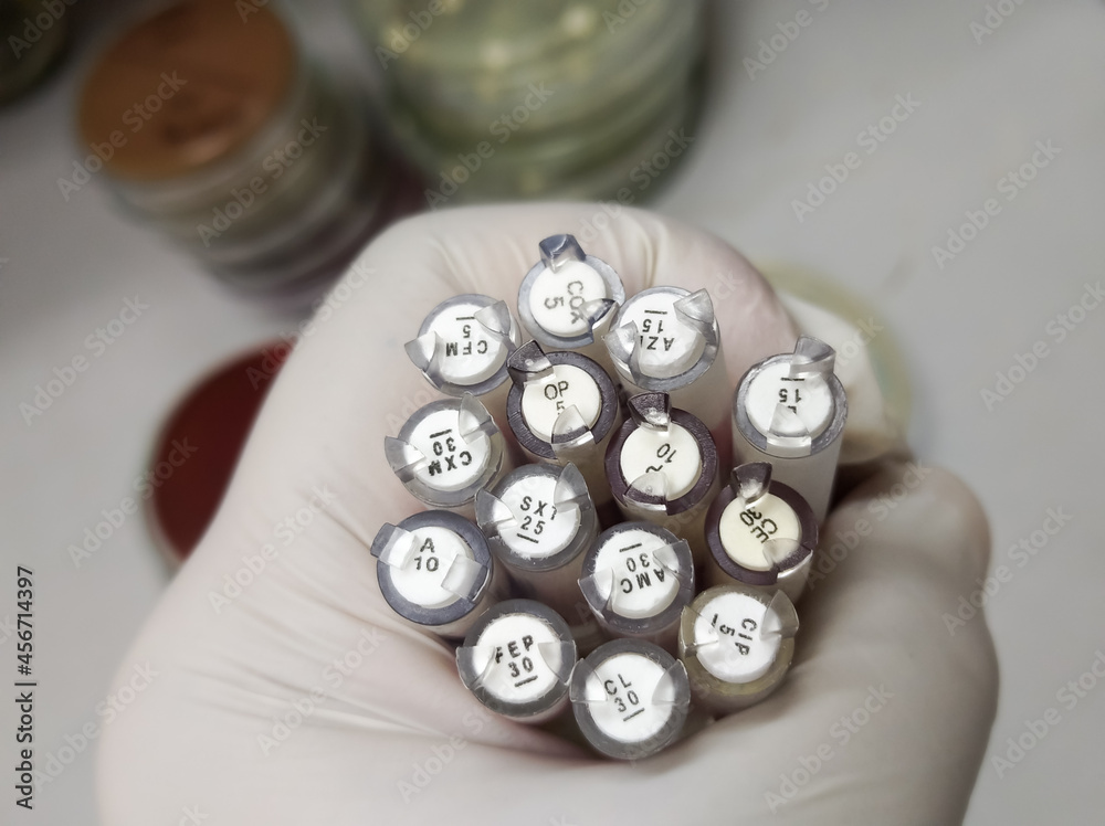 Antibiotic susceptibility testing disk use at microbiology laboratory ...