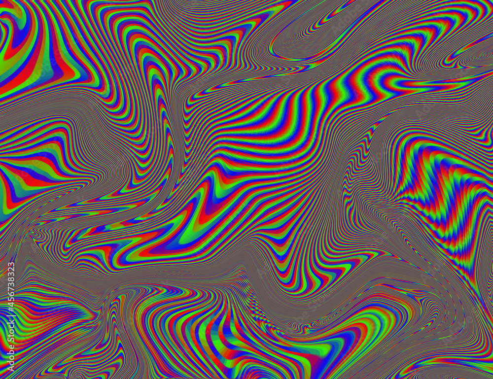 Psychedelic Rainbow Background LSD Colorful Wallpaper. Abstract ...