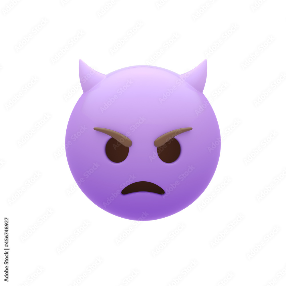 Angry Devil Smiley
