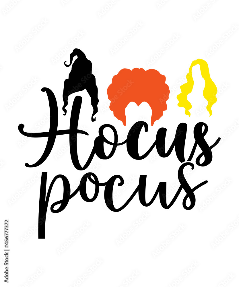 Hocus Pocus Svg Bundle, Hocus Pocus svg, I put a spell on you svg, Svg ...