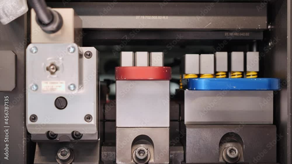 The progressive die operation by making the sheet metal parts for die ...