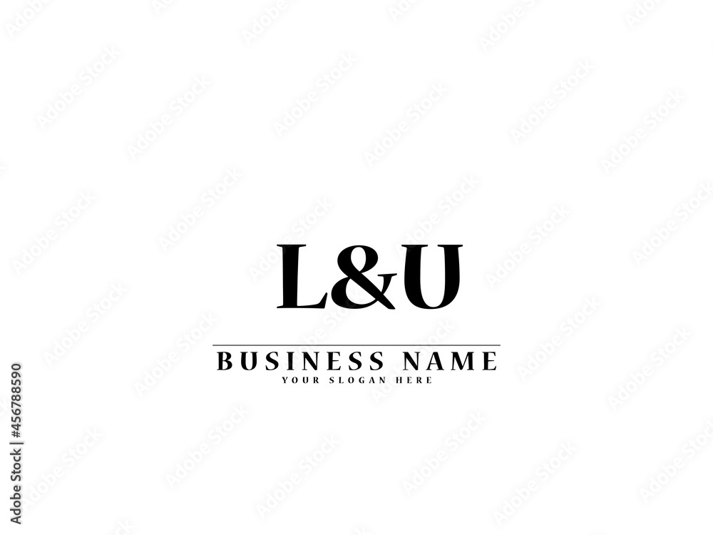 Letter LU Logo, Creative lu l&u Letter Logo Icon Vector For Your Simple ...