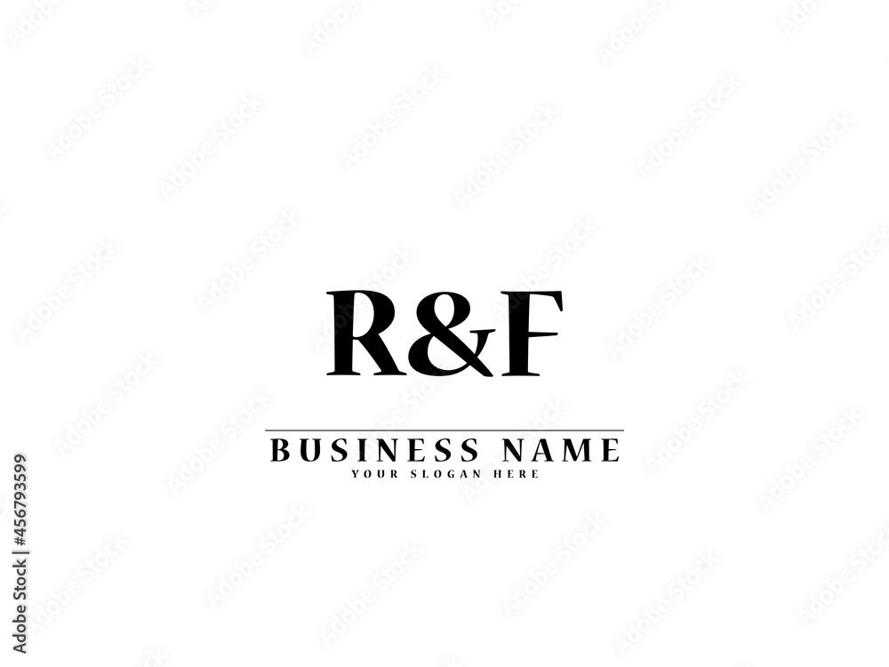 Letter RF Logo, Creative rf r&f Logo Icon Vector Image For Your Simple ...