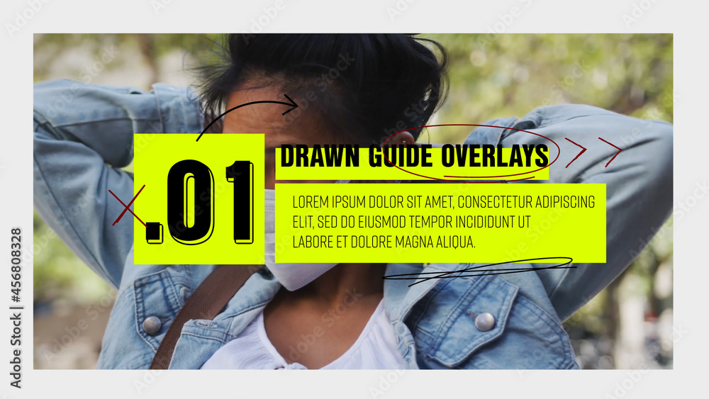 Hand Drawn Guide Overlays Stock Template | Adobe Stock