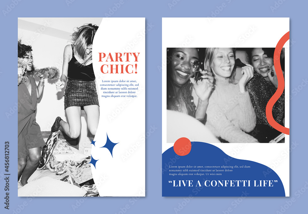 Modern Party Poster Template Stock Template | Adobe Stock