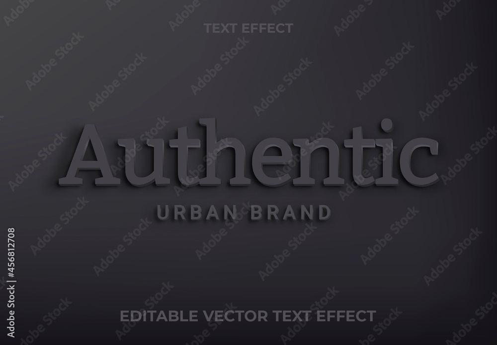 Editable Business Logo with Authentic Word Stock Template | Adobe Stock