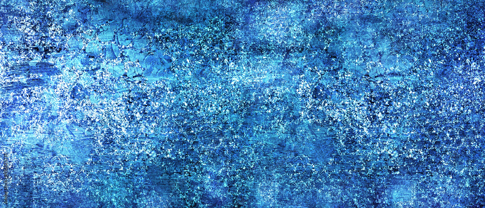 Blue water background. Blue metallic foil wallpaper. Stone texture ...