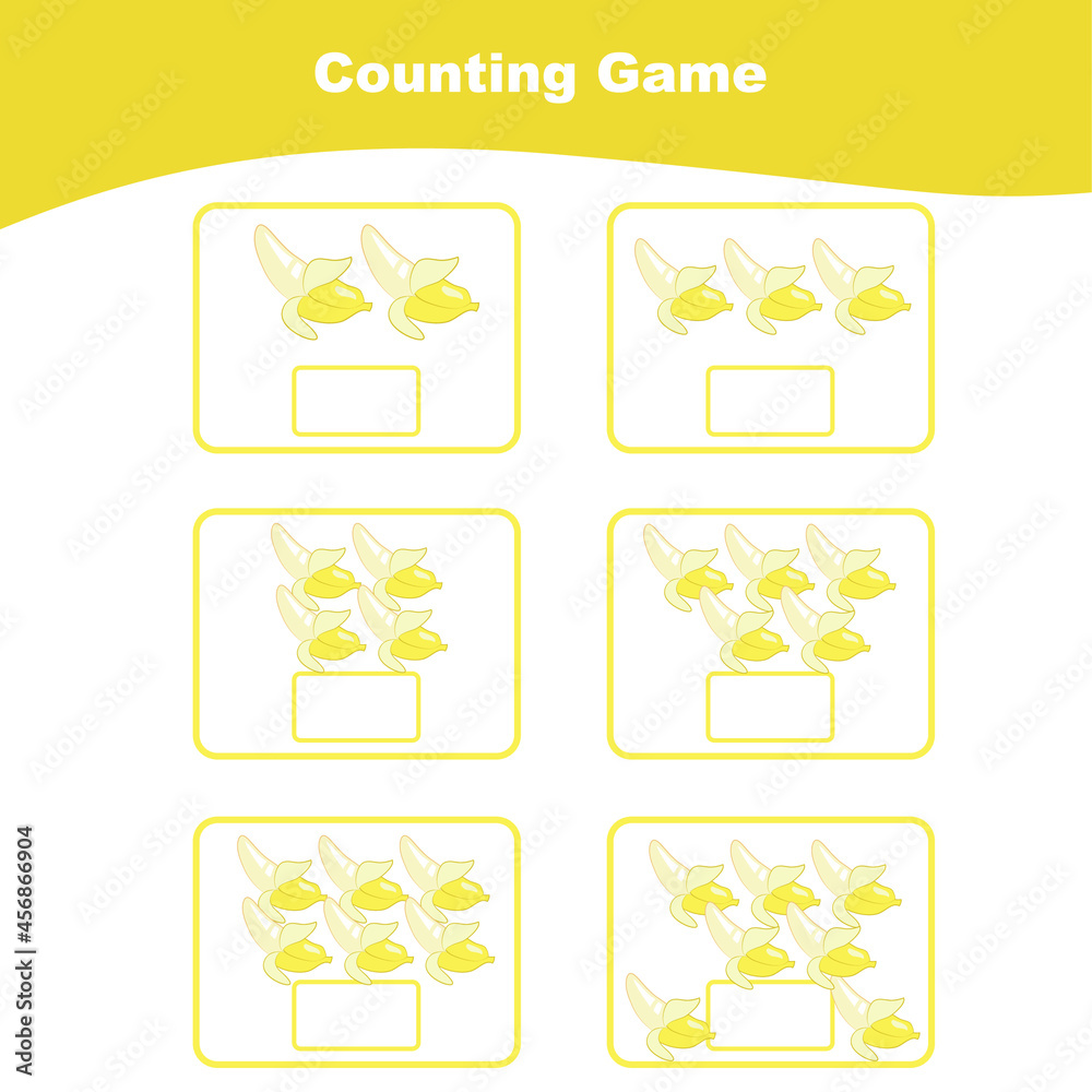 Vetor de Counting all fruits game for Preschool. Educational printable ...