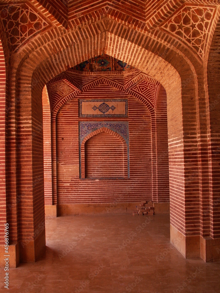 The Shah Jahan Mosque, also known as the Jamia Masjid of Thatta, is a ...