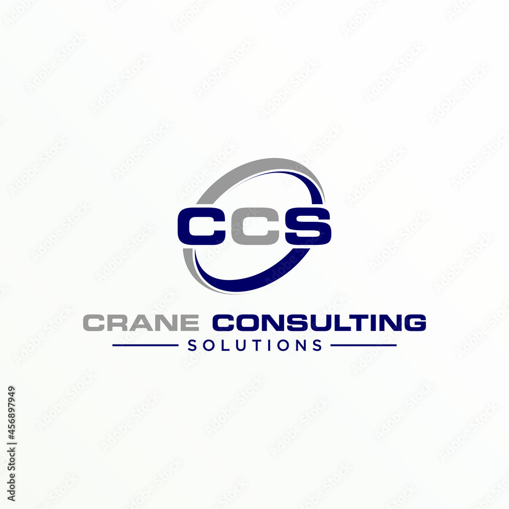 Letter or word CCS sans serif with circle iimage graphic icon logo ...