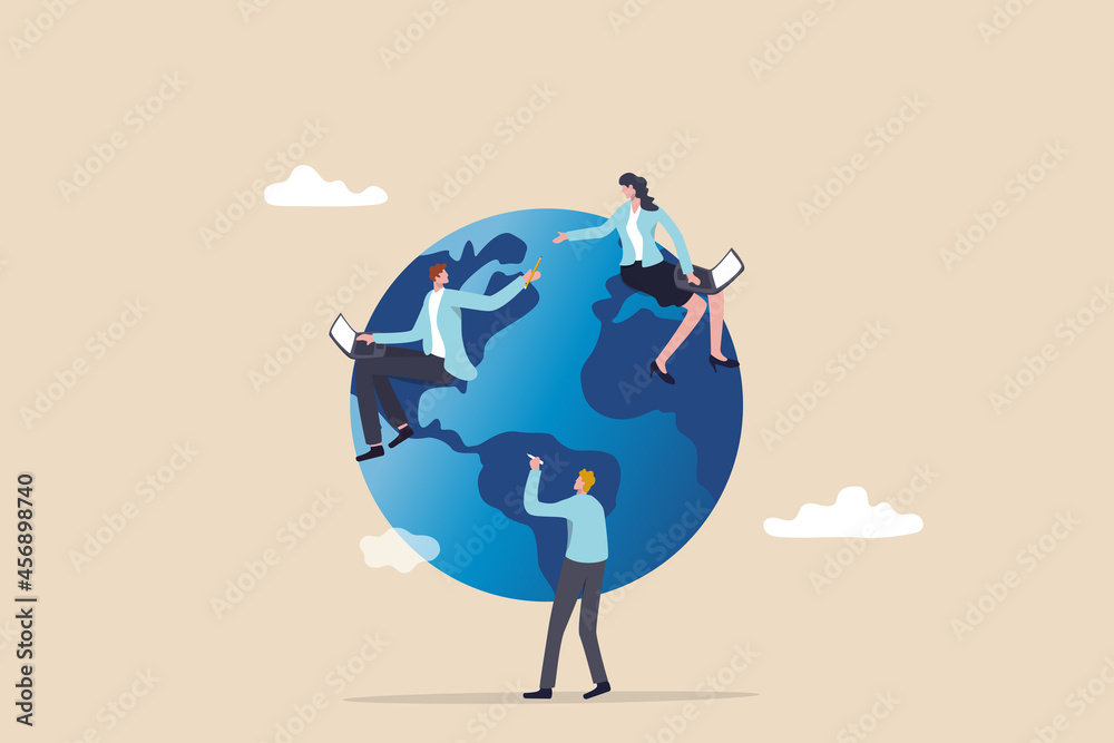 Work from anywhere around the world, remote working or freelance ...