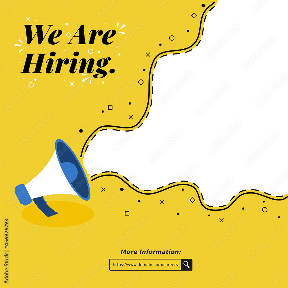 Recruitment advertising template. Recruitment Poster, Job hiring poster ...