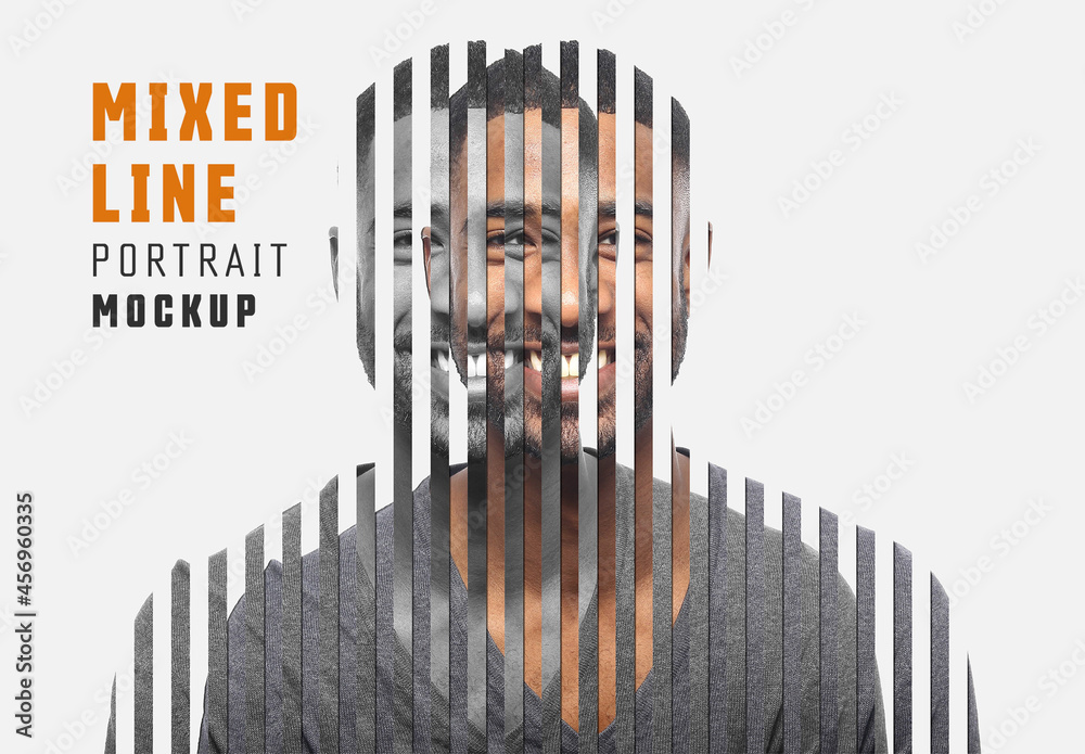 Mixed Line Mockup Stock Template | Adobe Stock