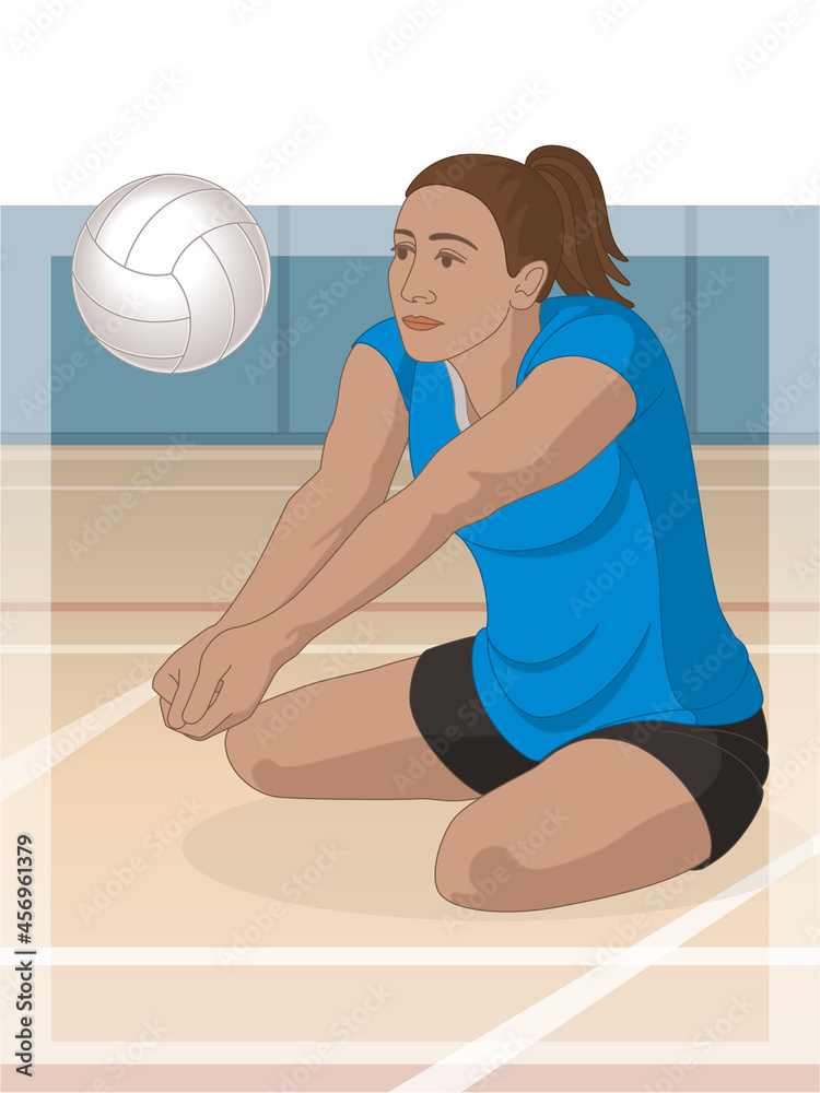 para sports paralympic sitting volleyball, physical disabled female ...