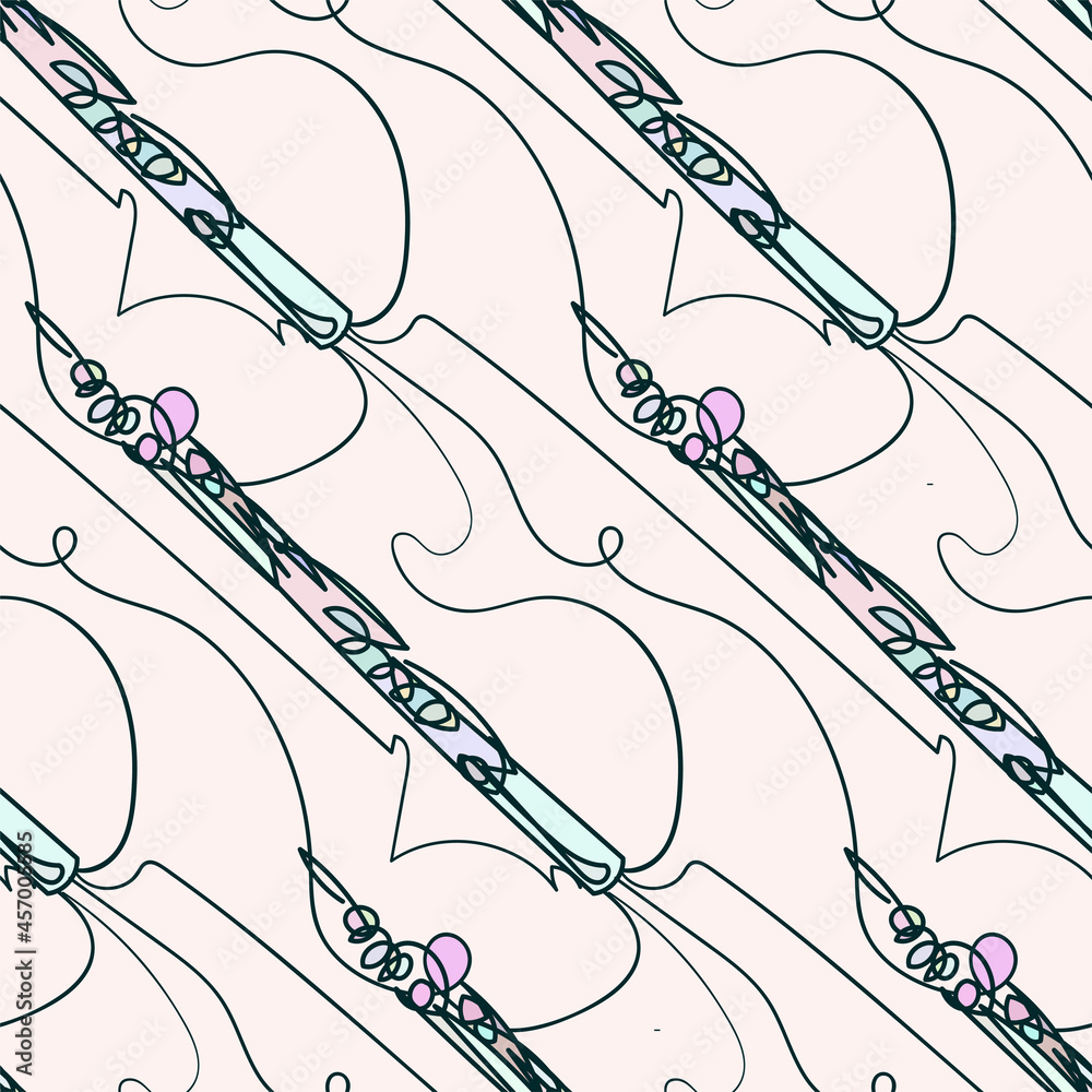 flute pipe sketch vector illustration isolated design element isolated ...