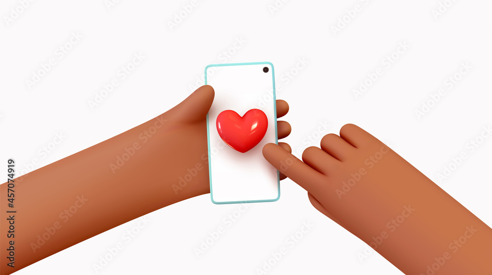 In Hands Of Mobile Phone Icons Like Red Heart Approval Social in-hands-of-mobile-phone-icons-like-red-heart-approval-social