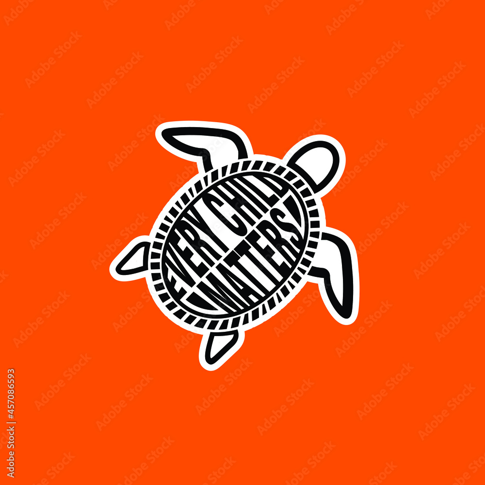 Every Child Matters Logo Design. Vector Illustration. Canadian ...