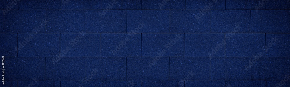 Navy blue granite block wide panoramic texture. Dark indigo large stone ...