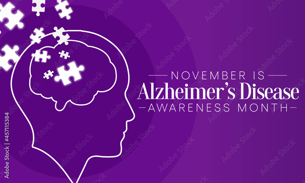 Alzheimer's Disease awareness month is observed every year in November ...