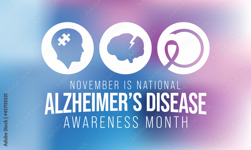 Alzheimer's Disease awareness month is observed every year in November ...