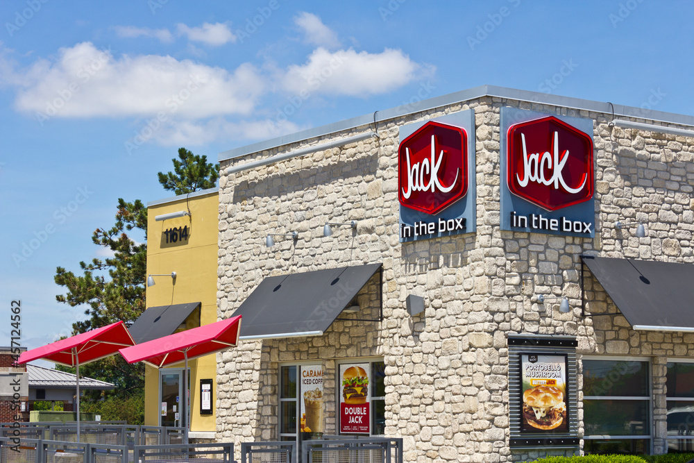 Jack-In-The-Box Fast Food Restaurant. Jack-In-The-Box is famous for its ...