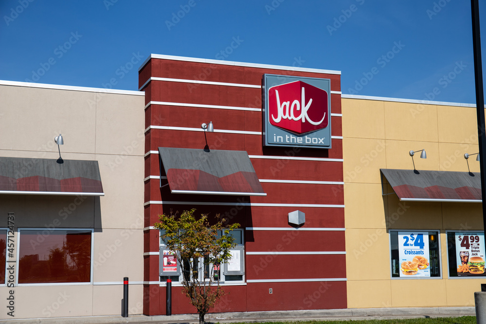 Jack-In-The-Box Fast Food Restaurant. Jack-In-The-Box is famous for its ...