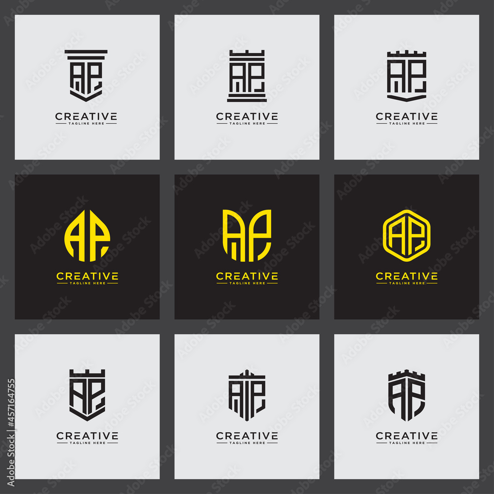 logo Set design inspiration for companies from the initial letters of ...